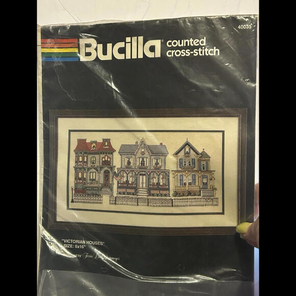Bucilla | Office | Bucilla Counted Cross Stitch Kit 4035 Victorian ...